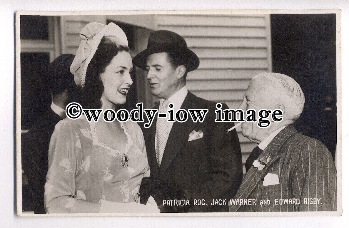 b2792 - Film Actress - Patricia Roc with Jack Warner & Edward Rigby ...