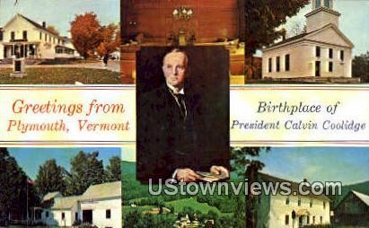 Birthplace of Pres Calvin Coolidge - Plymouth, Vermont VT | United ...