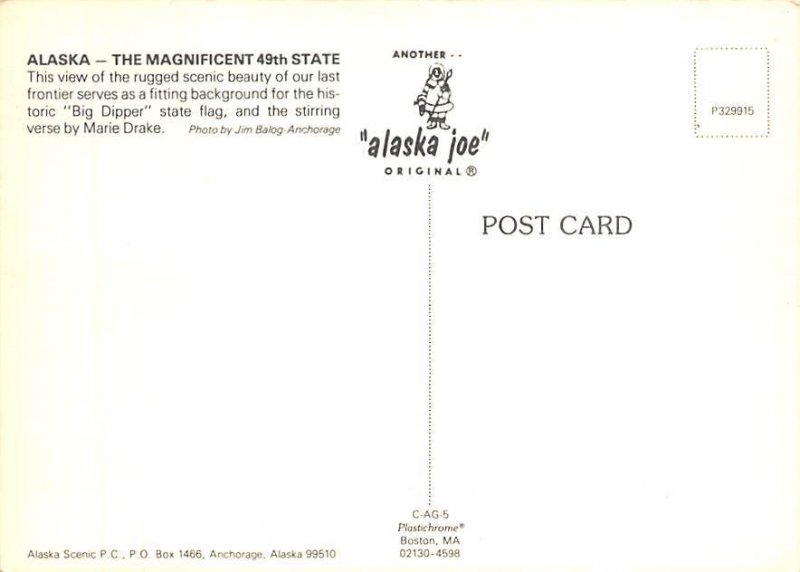 Alaska Flag Alaska Flag, The 49Th State | Topics - Other, Postcard ...