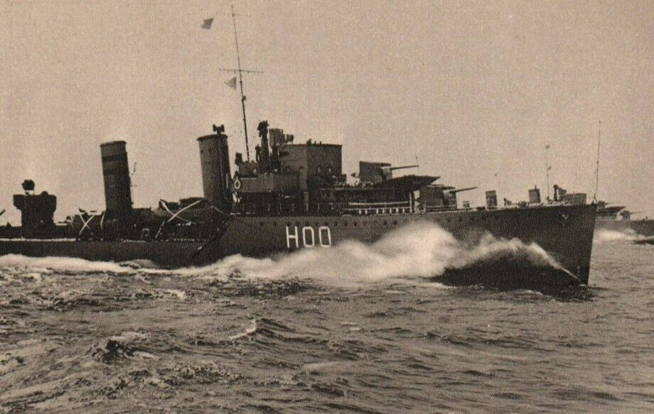 Tuck RPPC HMS Comet Second Flotilla Destroyers British Royal Navy WWI ...