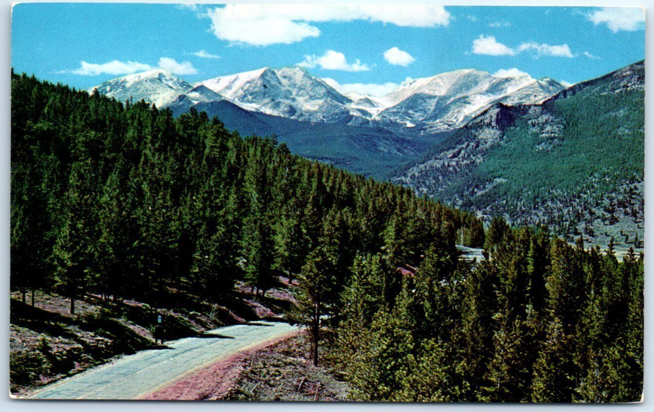 Mount Ypsilon and Mummy Range from High Drive, Rocky Mountain National ...