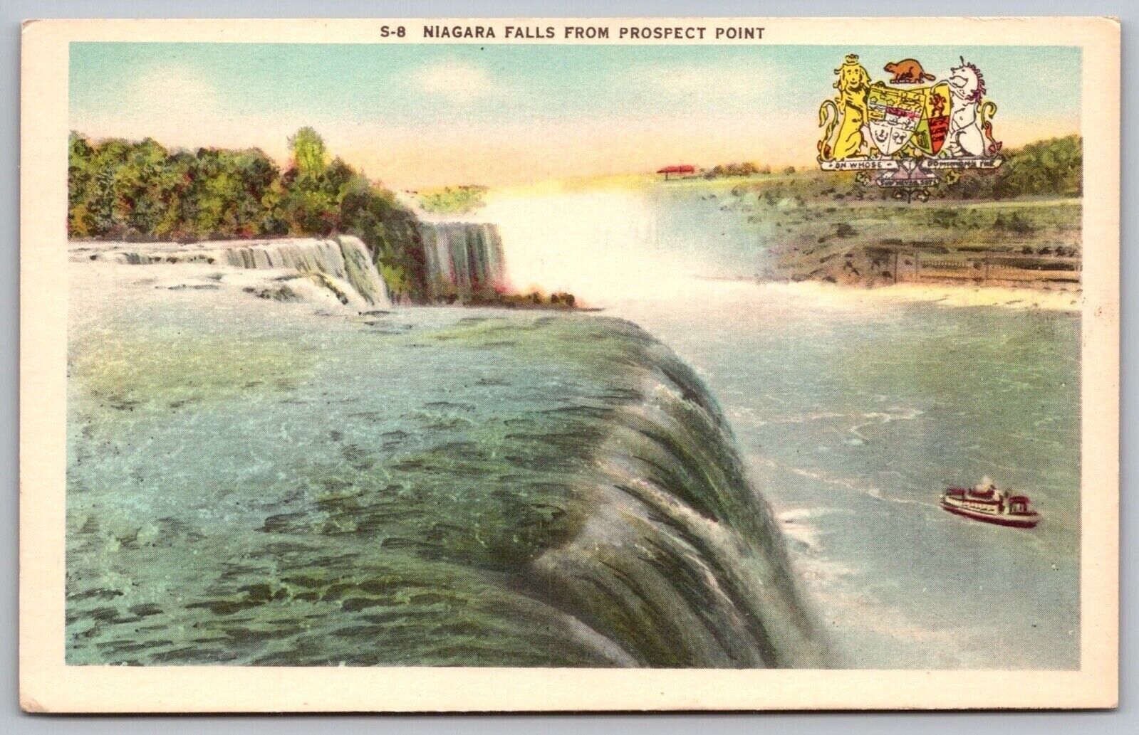 Niagara Falls Prospect Point Waterfall Postcard | United States - New ...