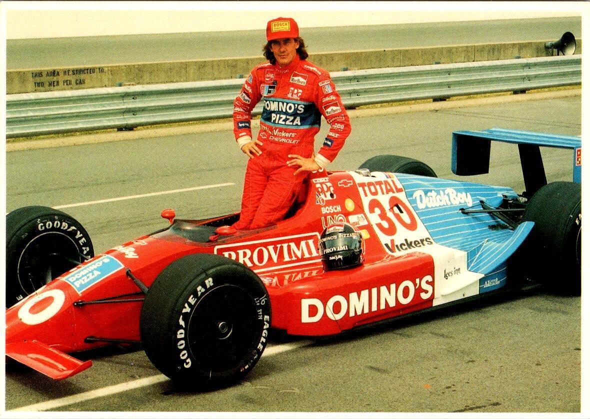 2~4X6 Postcards IN, Indianapolis RACE CAR DRIVER ARIE LUYENDYK Indy 500 ...