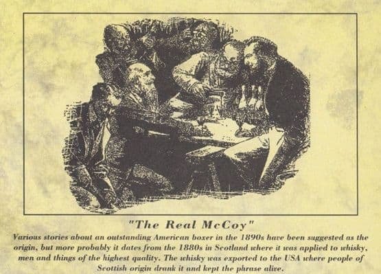 The Real McCoy Whisky Alcoholic Drink Greatest Boxer Fighters Postcard ...