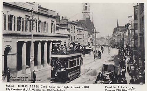 Colchester Essex 1904 View Bus Transport Essex Postcard | Topics ...