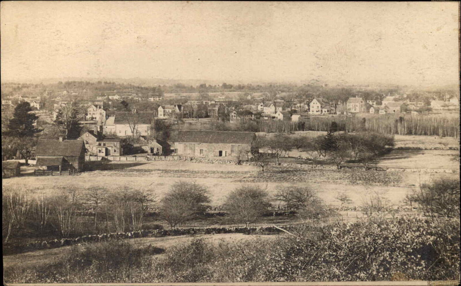 Rowley Massachusetts Fold-Open Panorama 2 RPPCs put Together c1910 ...