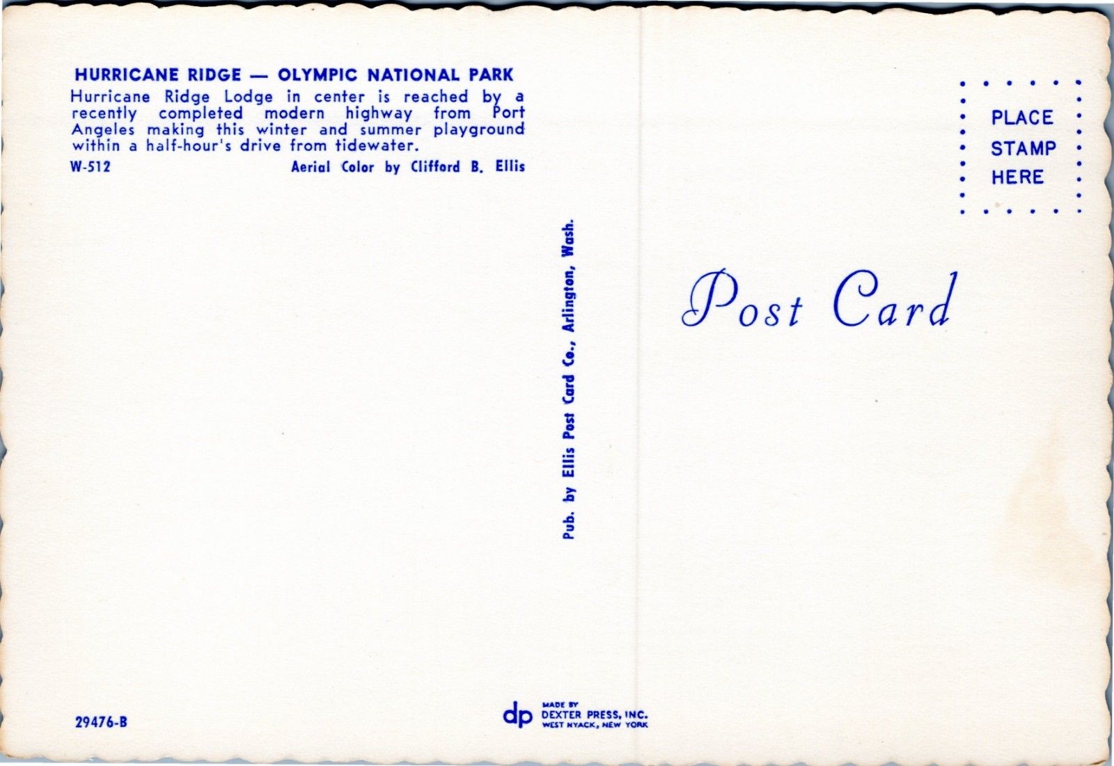 Hurricane Ridge in Olympic National Park | Other / Unsorted, Postcard ...