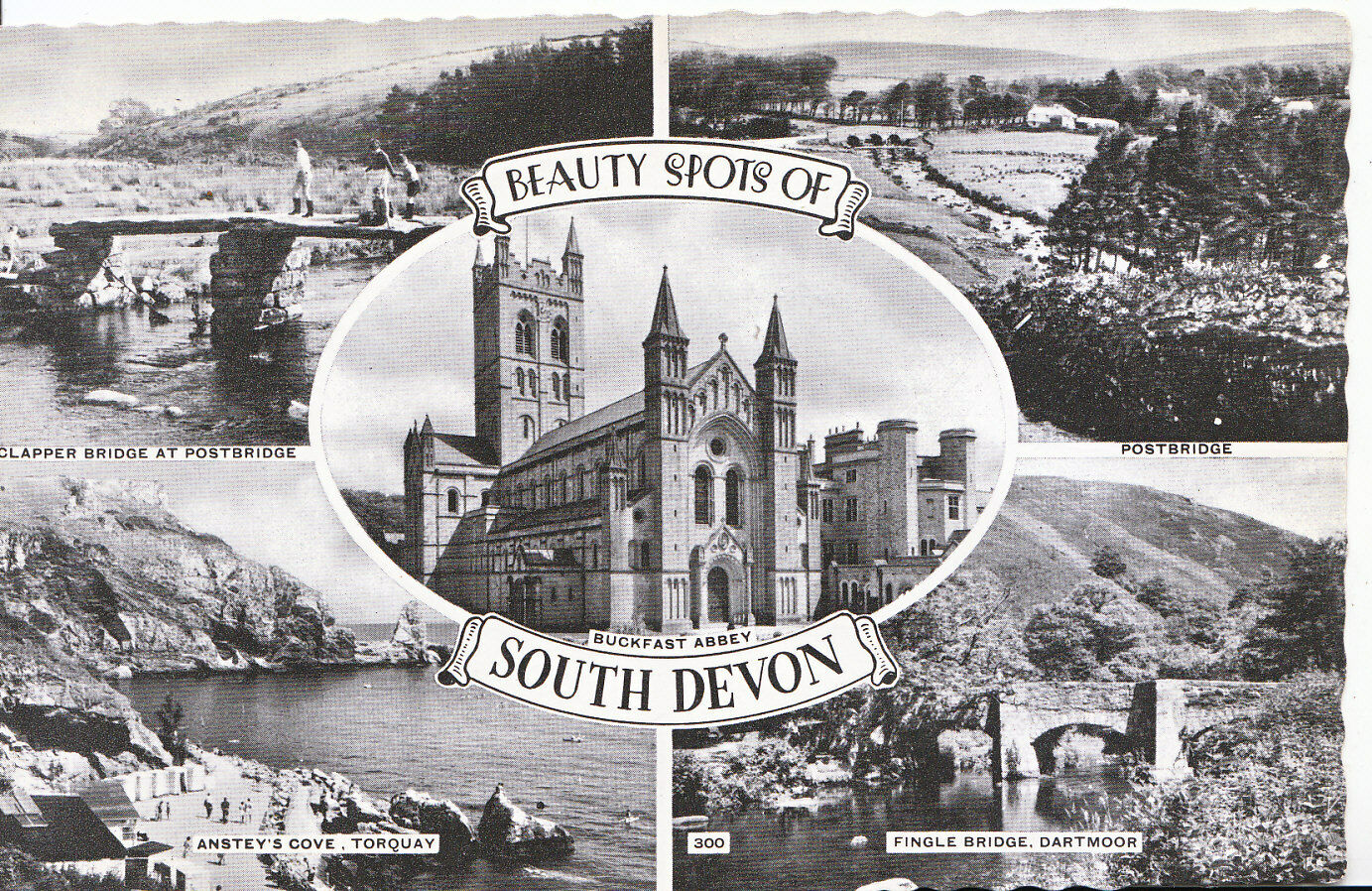 Devon Postcard - Beauty Spots of South Devon SL173 | Europe - United ...
