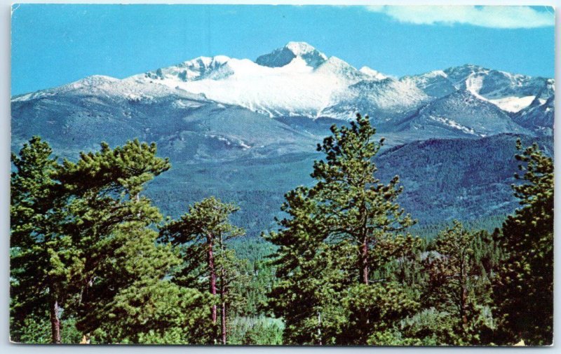 Long's Peak as seen from the High Drive in Rocky Mountain National Park ...