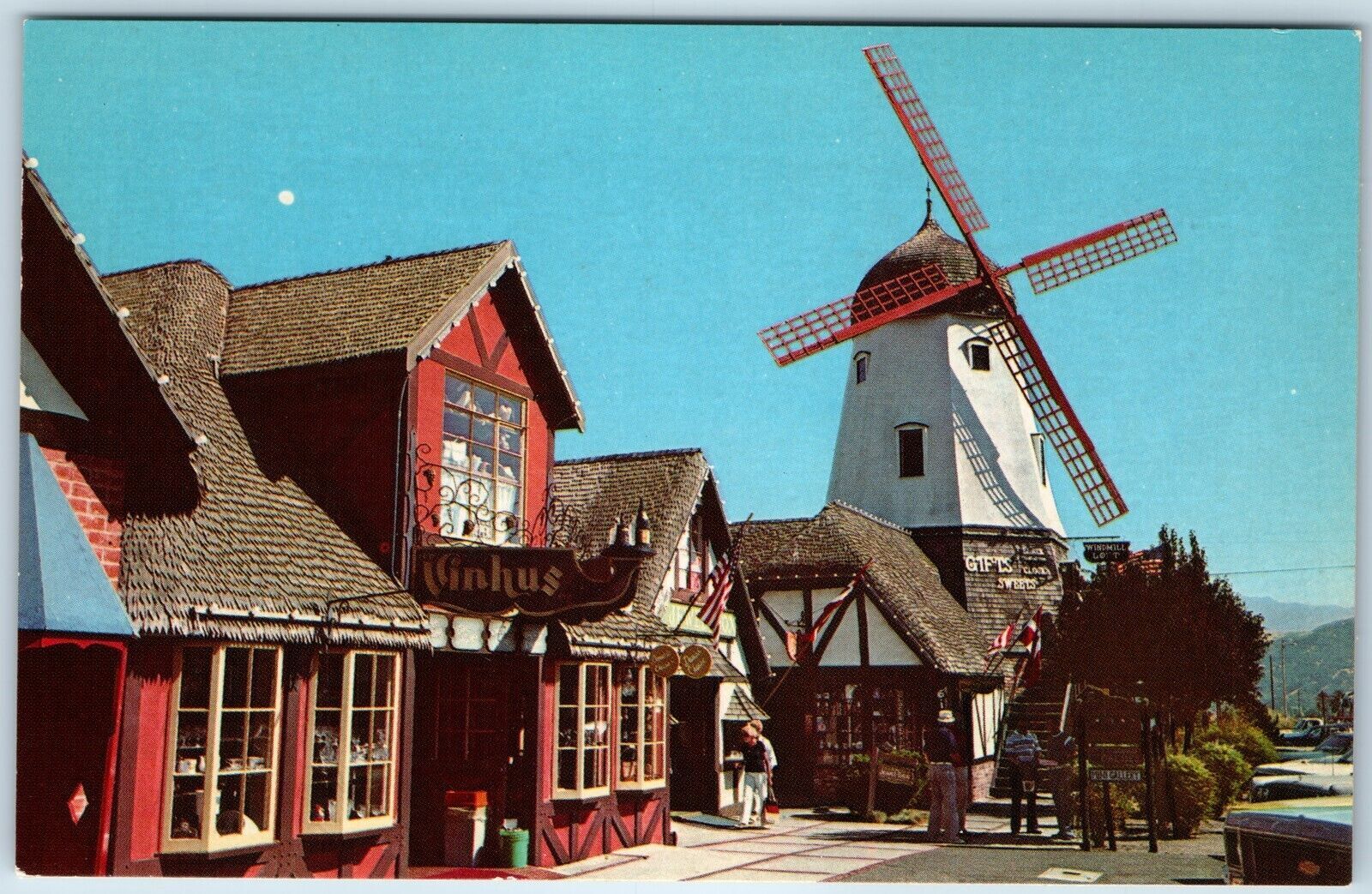 c1970s Solvang, CA Downtown Unique Denmark Shop Stores Bakery Danish PC ...