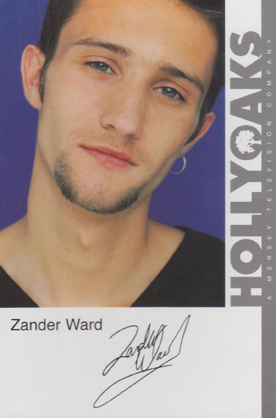 Zander Ward Hollyoaks Vintage Official Rare Cast Card Photo | Topics ...