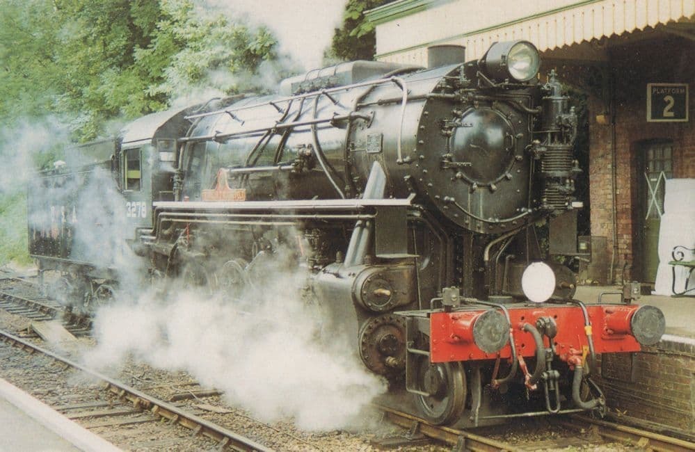 American Built S160 No.3278 Train EE465 Wartime Livery Postcard ...