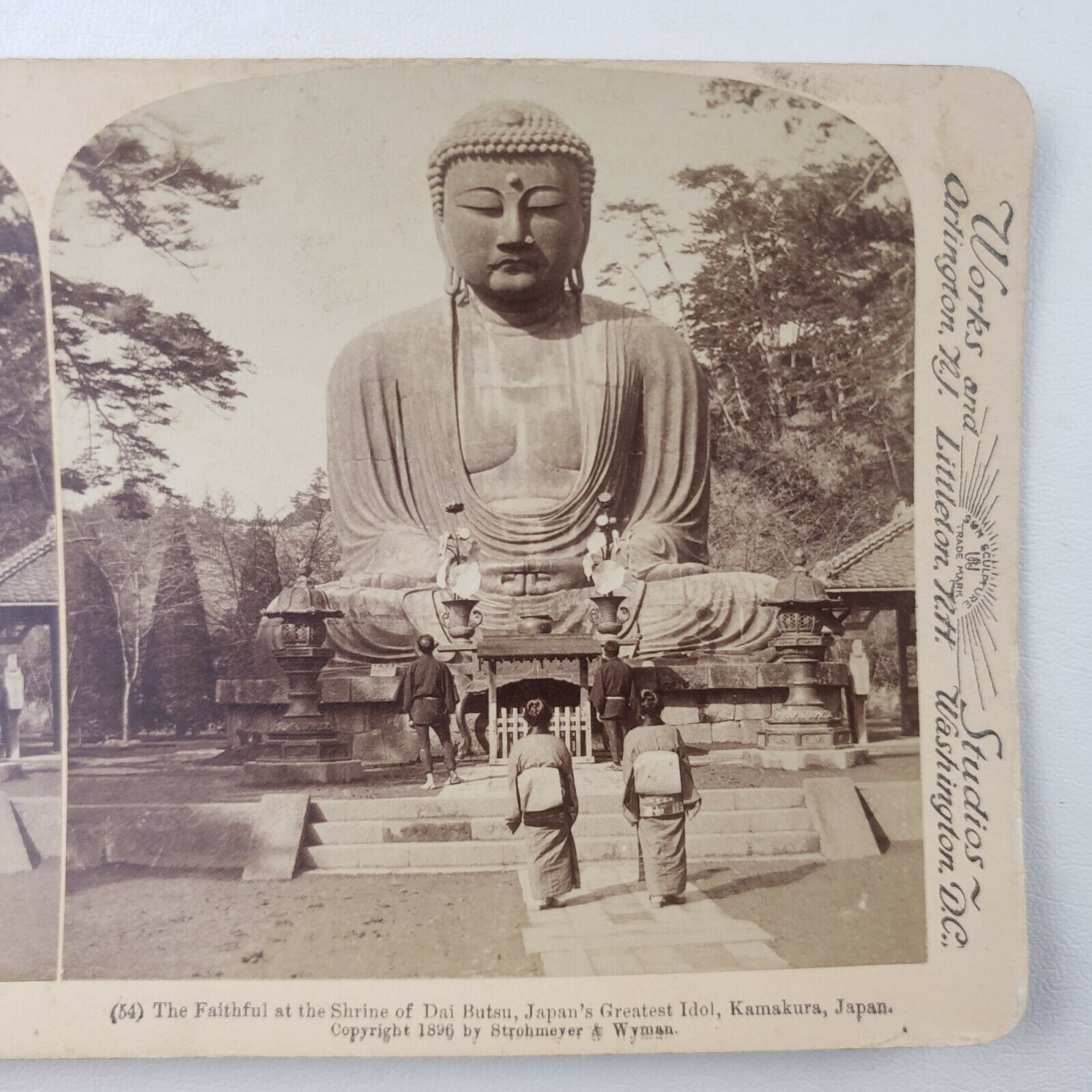Santuario Daibutsu Japón Kamakura Amida Buda Kotokuin Temple Foto ...