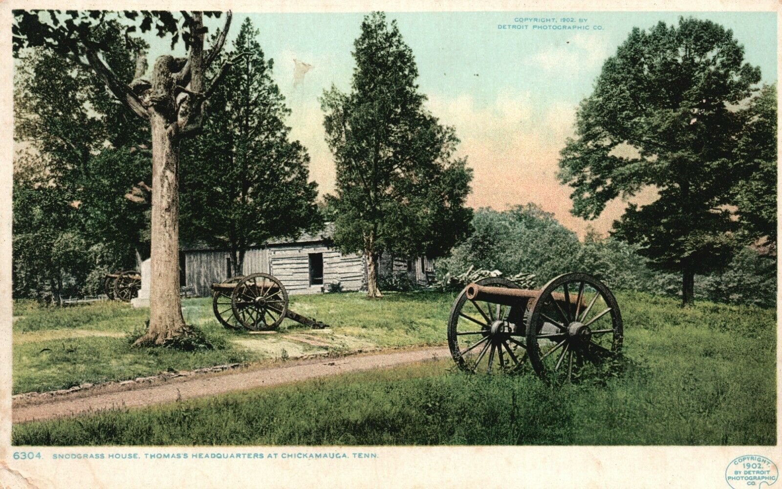 Vintage Postcard 1900's Snodgrass House Thomas Headquarters Chickamauga ...