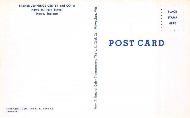 3~Postcards Howe, IN Indiana HOWE MILITARY SCHOOL Campus Scenes ca1950 ...