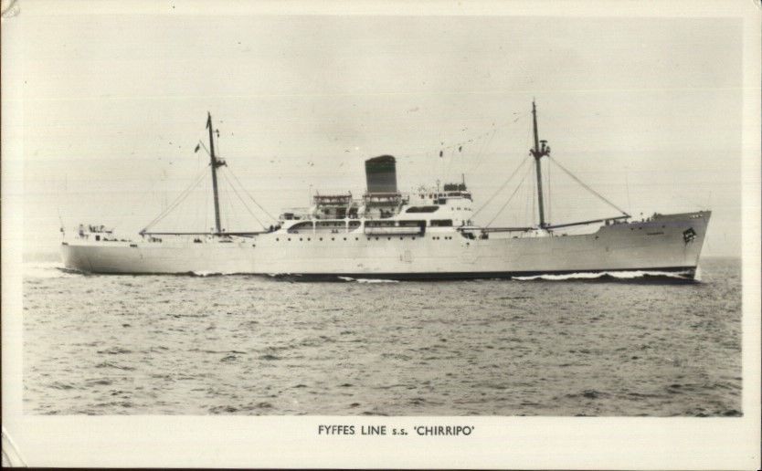 Fyffes Line Steamship SS Chirripo Real Photo Postcard | Topics ...