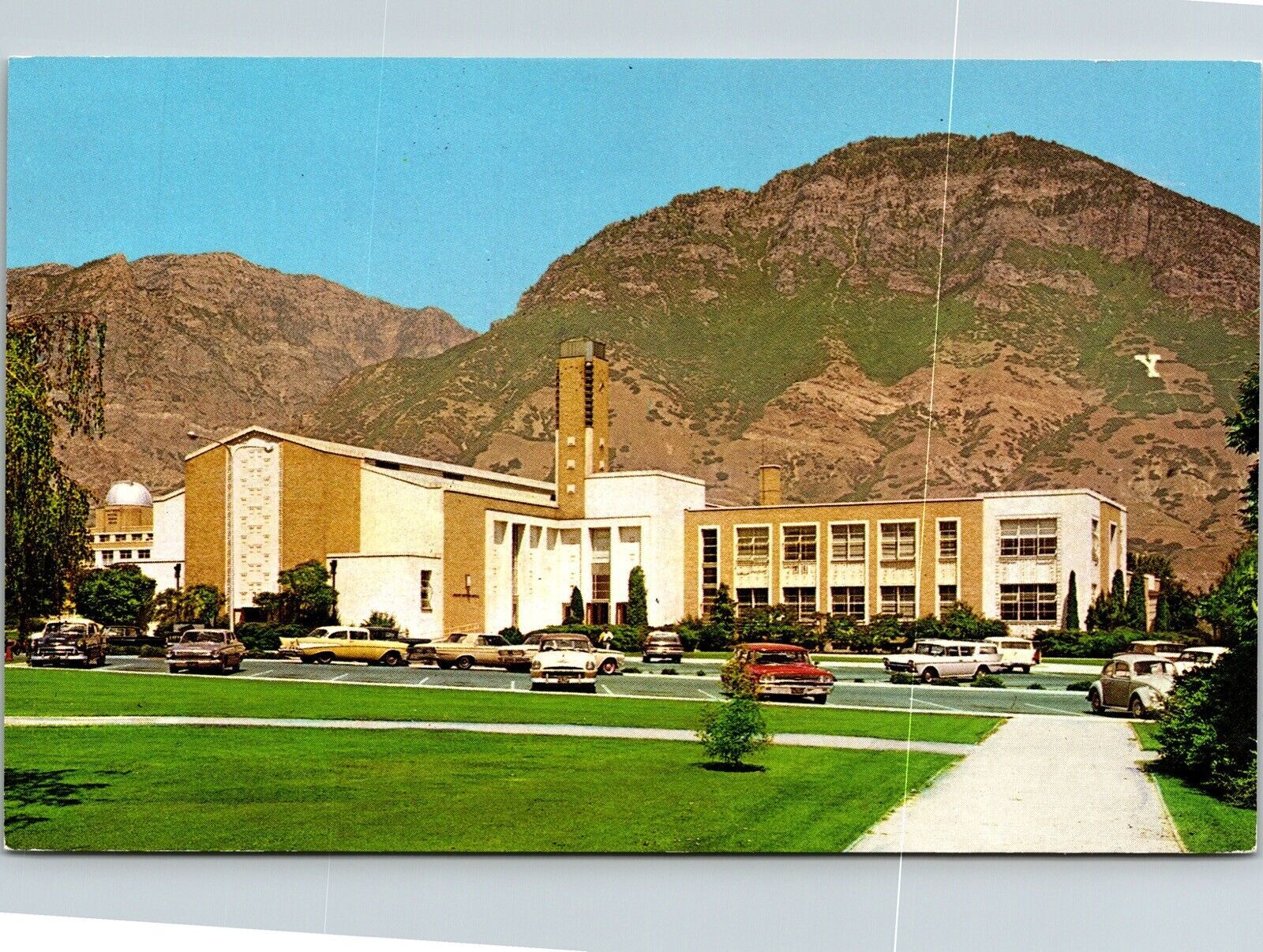 BYU Mount Timpanogos Provo Utah Joseph Smith Memorial UT Old Cars ...