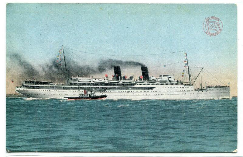 SS City of Honolulu Steamer Ship Los Angeles Steamship Co 1920s ...