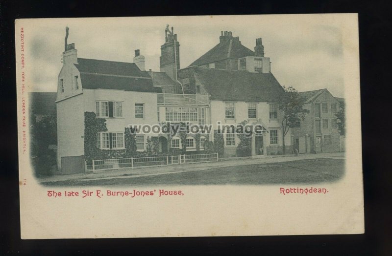 TQ3389 - Sussex - The Late Sir F. Burne-Jones' House in Rottingdean ...