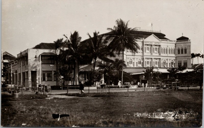 Raffles Hotel Singapore Real Photo Postcard F85 | Asia & Middle East ...