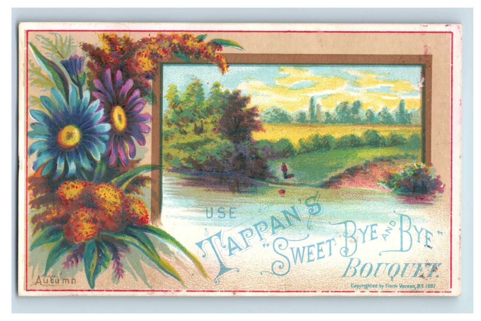 1880's Tappan's Sweet Bye & Bye Bouquet Victorian Trade Card P130 ...