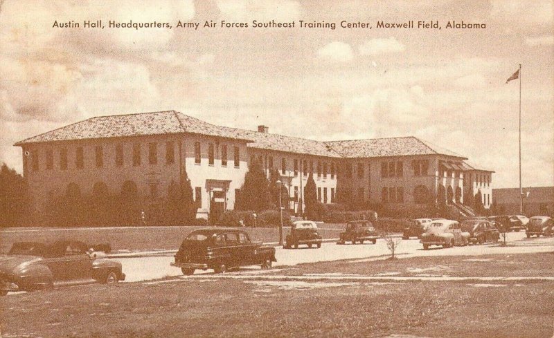 WW2, Austin Hall, HQ, Army Air Forces, Maxwell Field, Alabama, Old ...