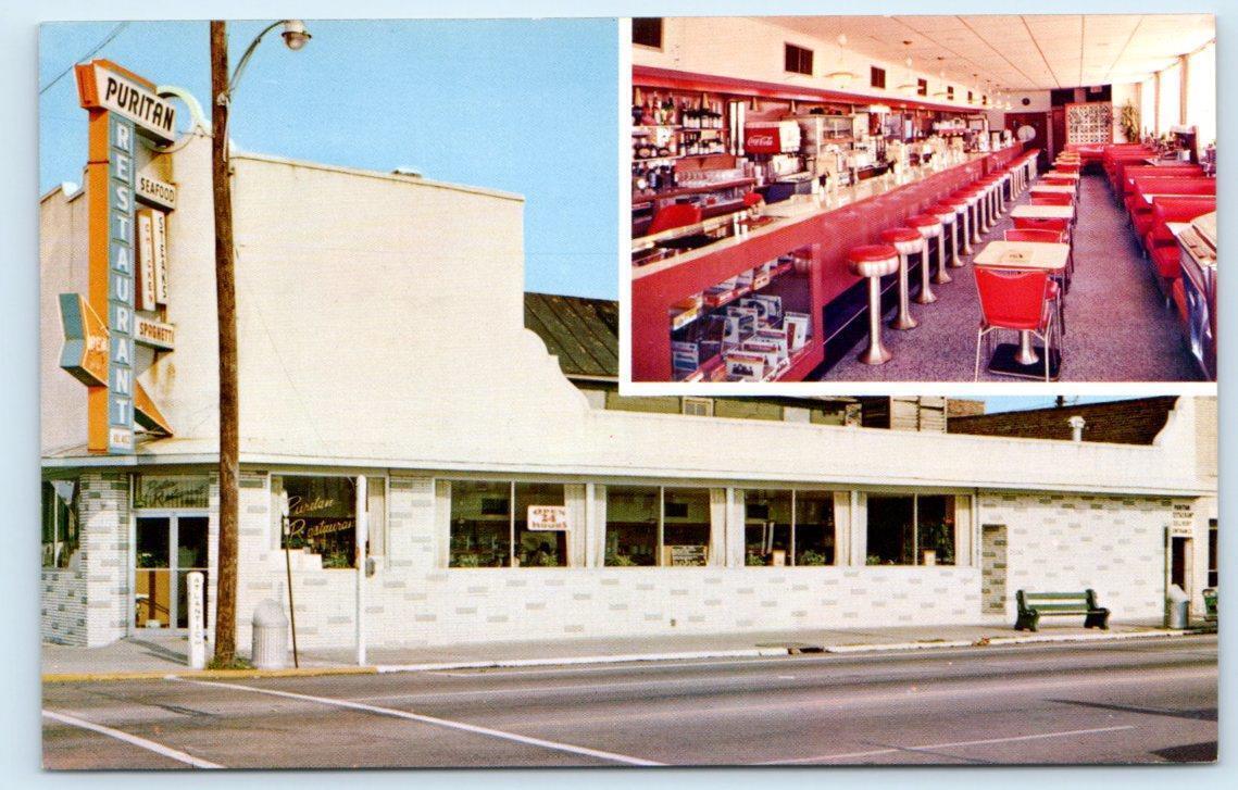 VIRGINIA BEACH, VA Virginia ~ PURITAN RESTAURANT c1950s Roadside ...