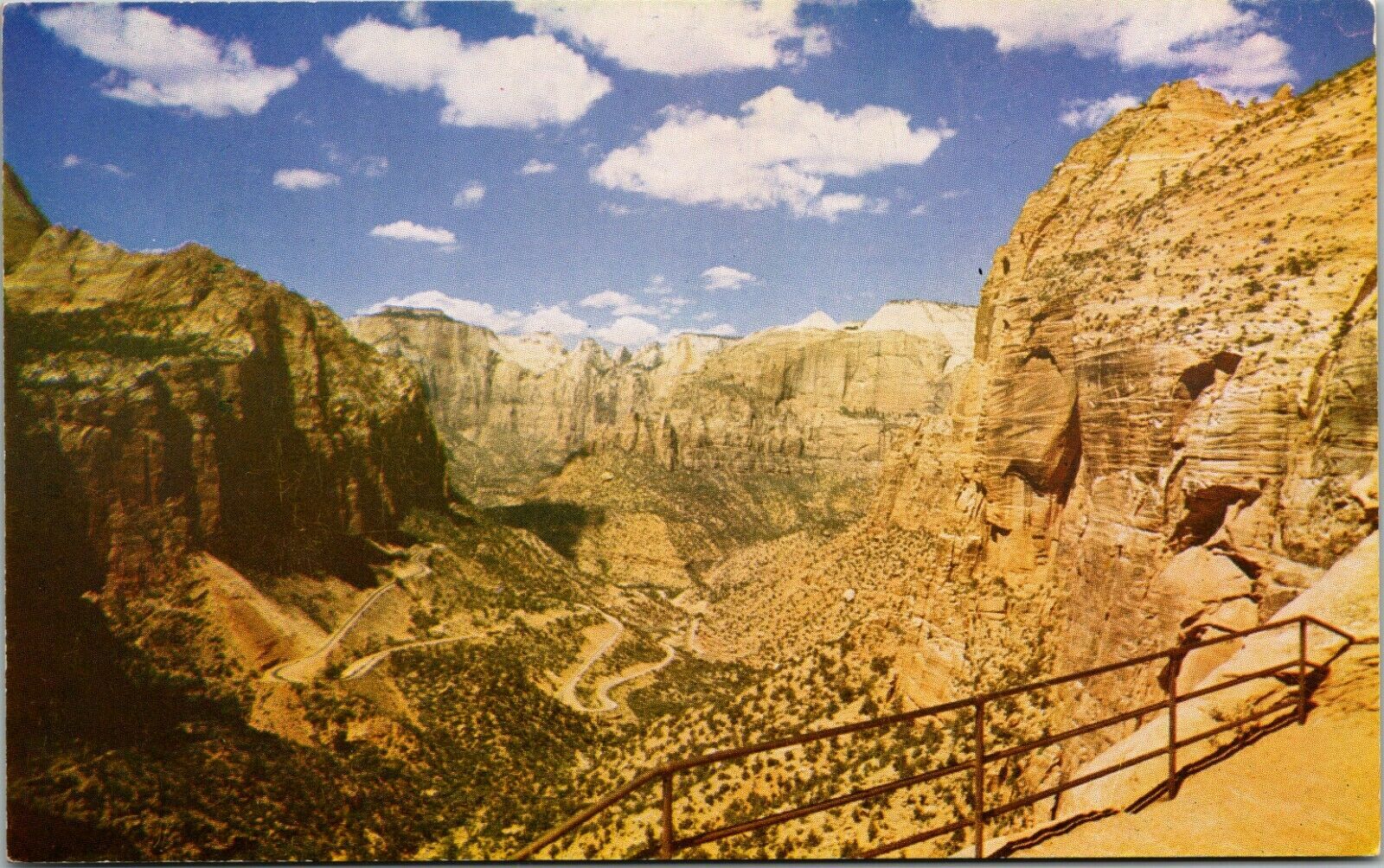 Switchbacks Zion Mt, Carmel Highway Zion National Park Utah Postcard ...