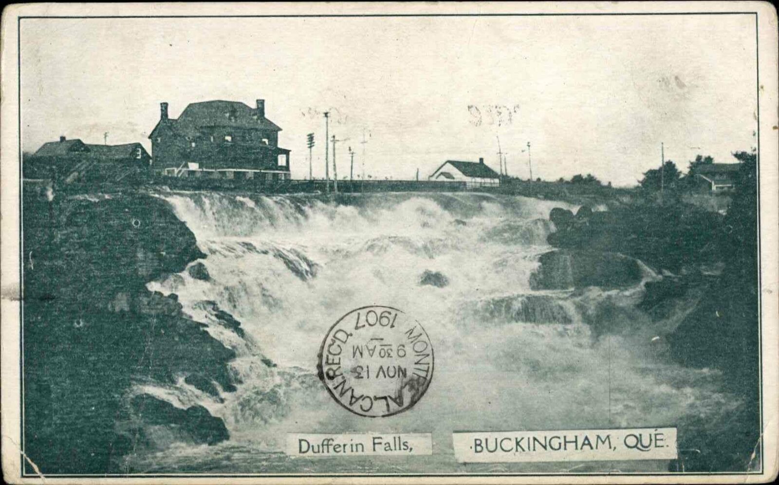 Buckingham Quebec Dufferin Falls c1910 Postcard | Canada - Other ...