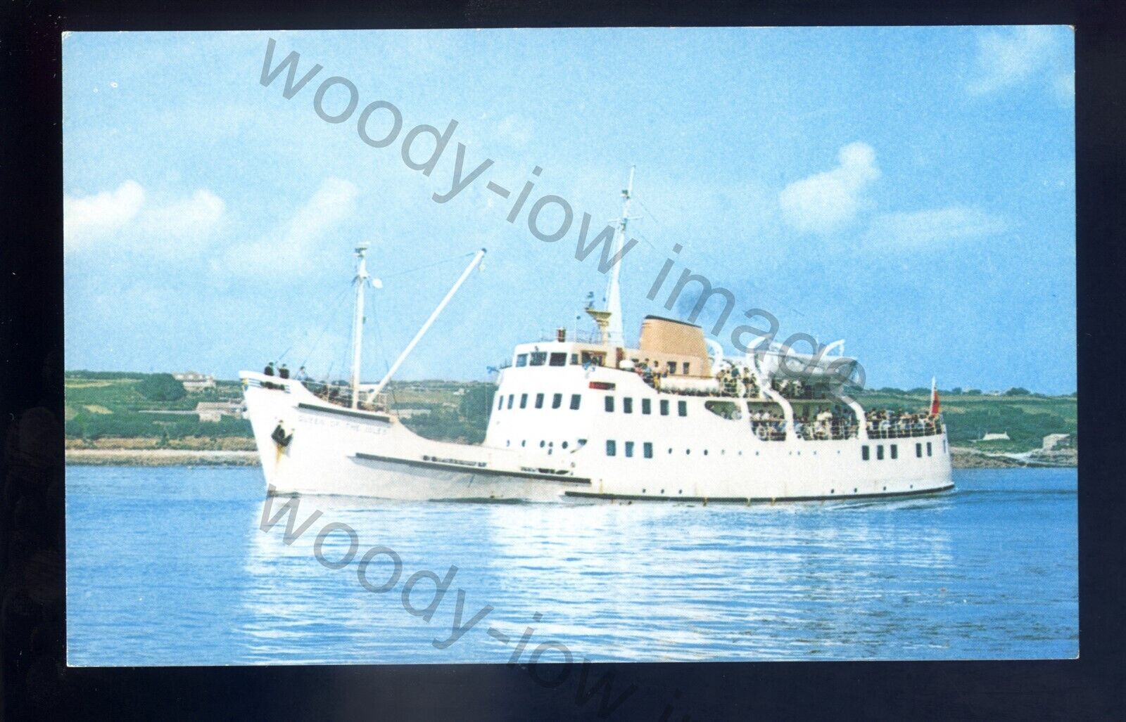 f2463 - Scilly Isles Ferry - Queen of the Isles - built 1965 - postcard ...