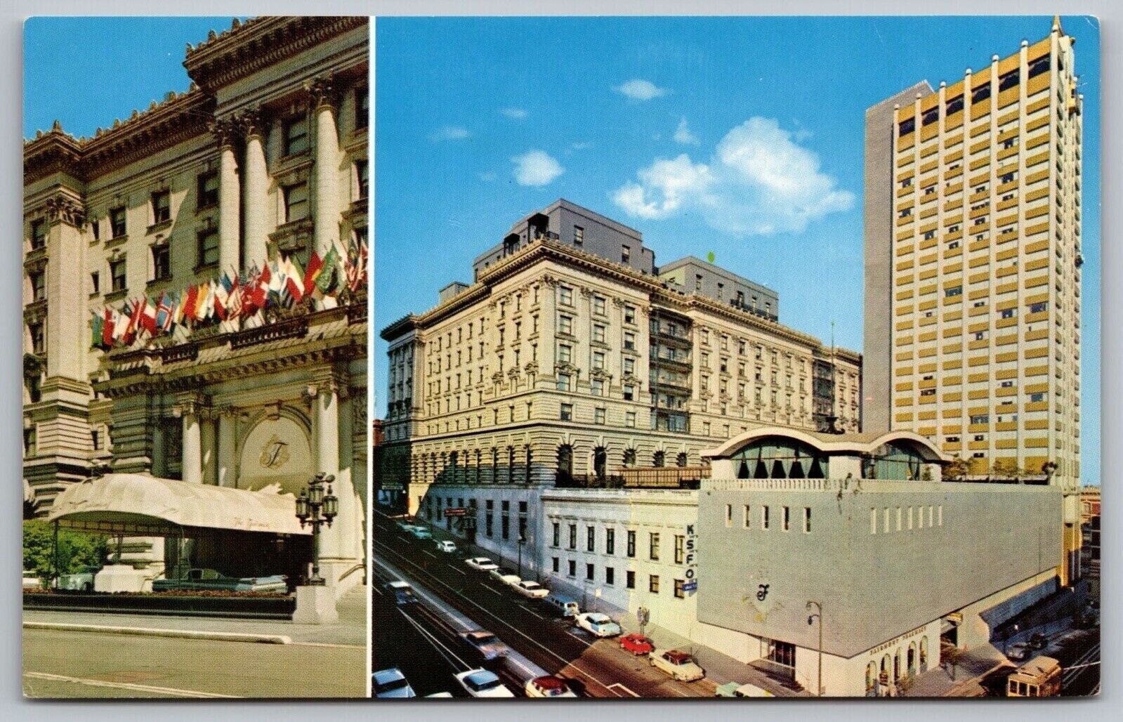 Fairmont Hotel Tower Atop Nob Hill San Francisco CA California Dual PC ...