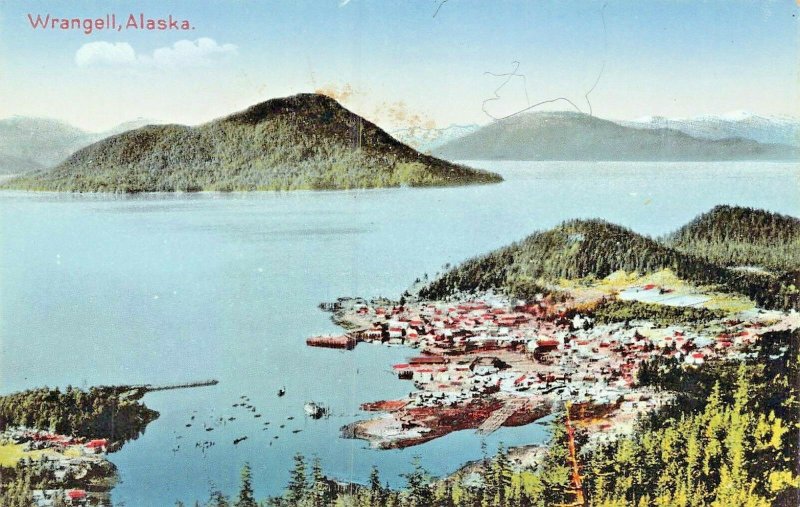 Wrangell Alaska-Panorama View 1910s Postcard | United States - Alaska ...