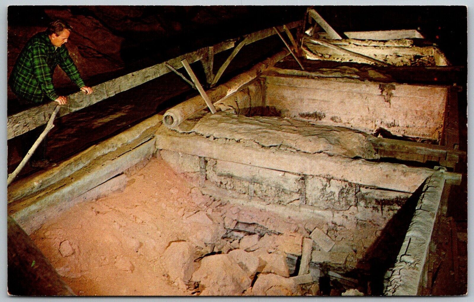 Mammoth Cave National Park Kentucky 1960s Postcard Saltpetre Leaching ...