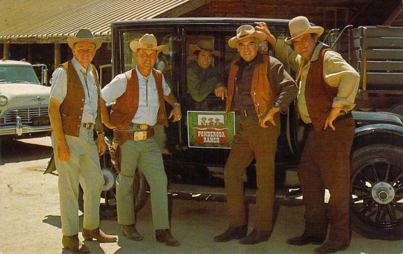 1960's Ponderosa Ranch, Bonanza, TV Stars, Hoss, Lorne Greene, Old ...