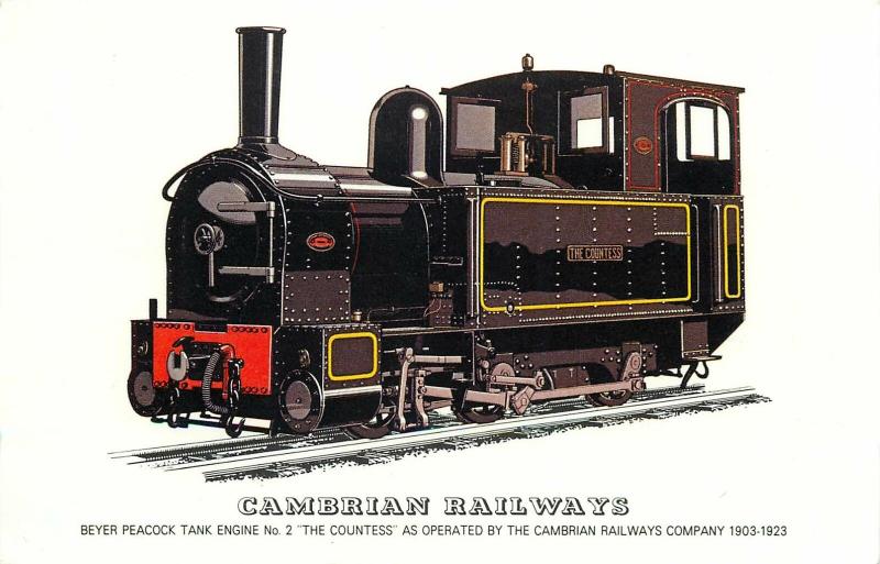 Cambrian Railways Locomotive history Beyer Peacock tank engine The ...