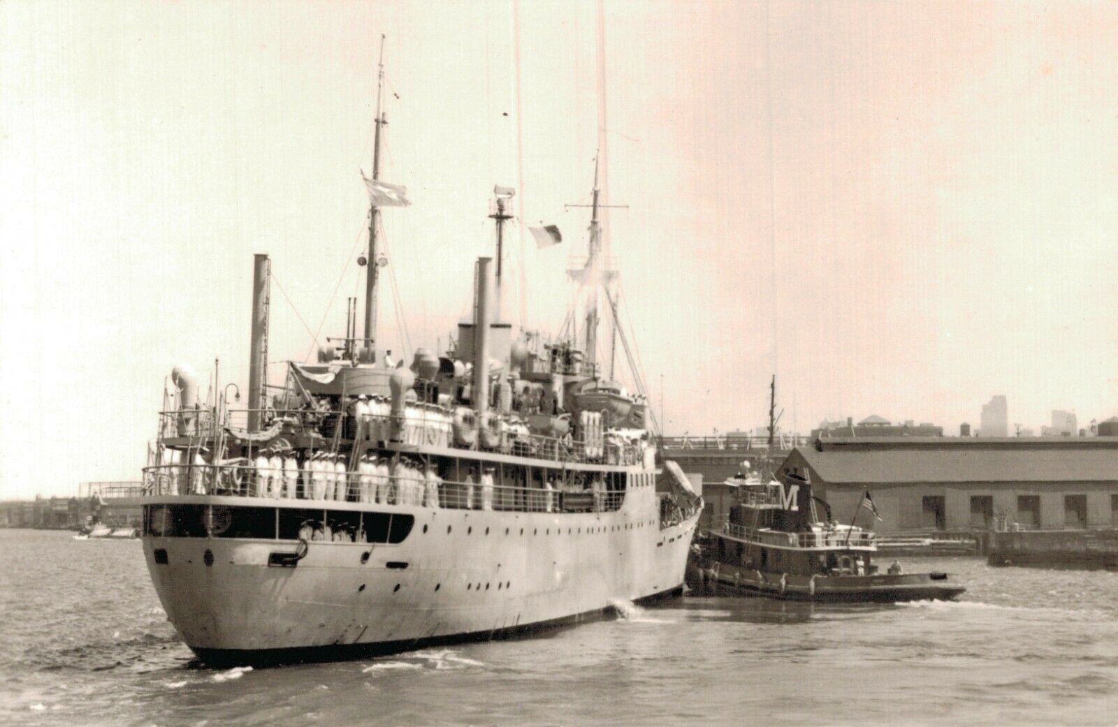 The Argentine Navy School Ship Bahia Thetis RPPC 05.32 | Latin & South ...