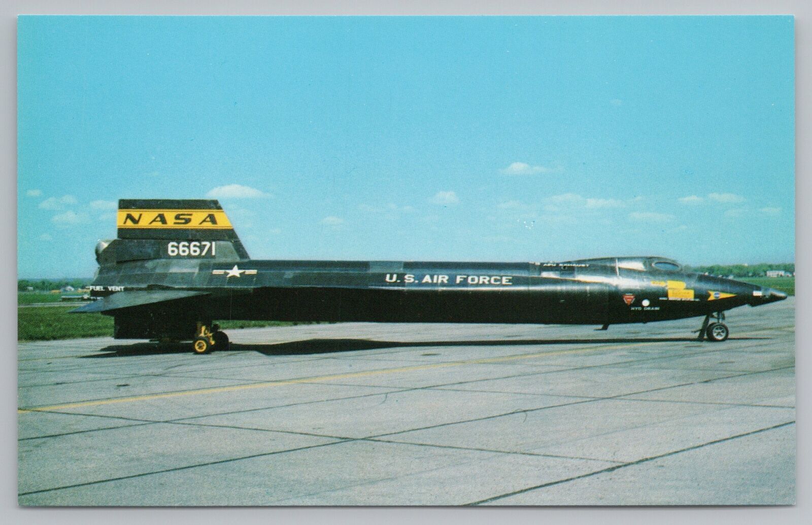 Aircraft~North American X-15A-2~Displayed At USAF Museum~Vintage ...
