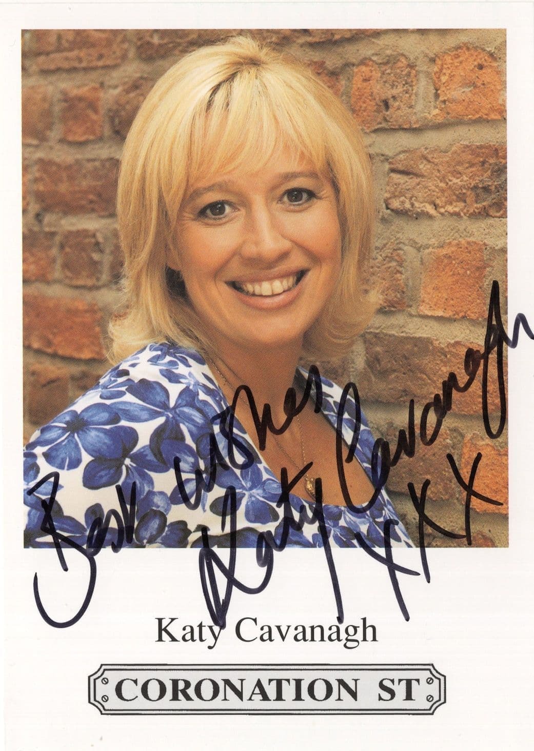 Katy Cavanagh ITV Coronation Street Hand Signed Cast Card Photo ...