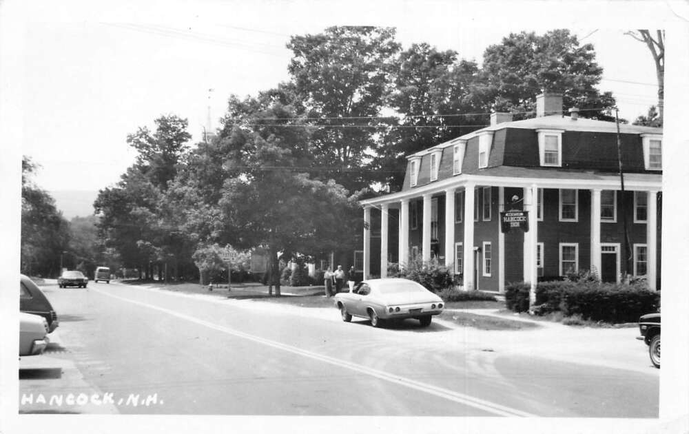 Hancock New Hampshire Hancock Inn Street Scene Real Photo Postcard ...