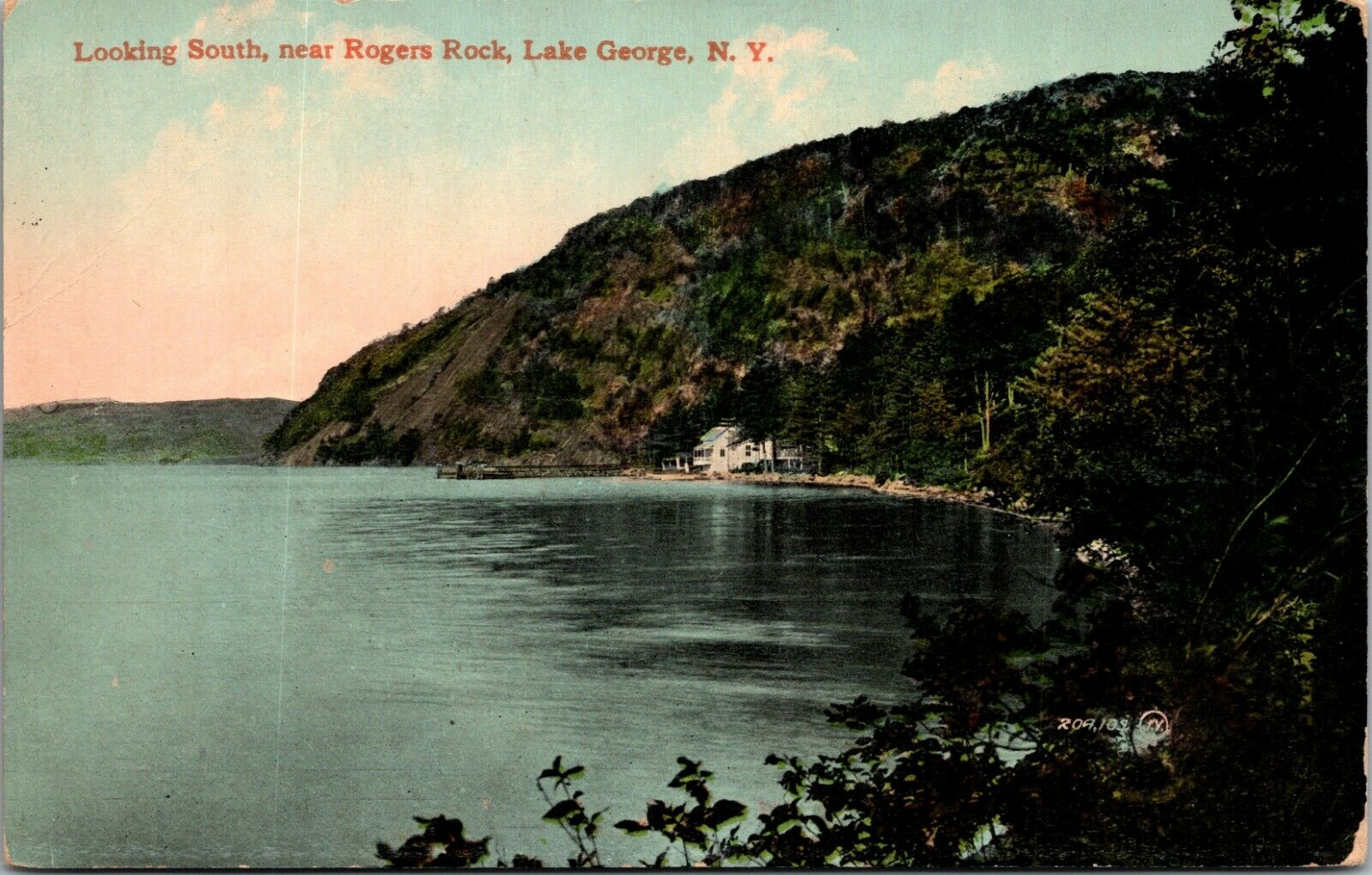 Rare - New York Postcard: Roger's Rock - Lake George, NY | United ...