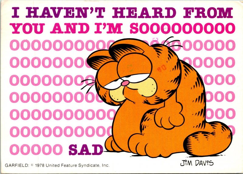 Garfield Sad