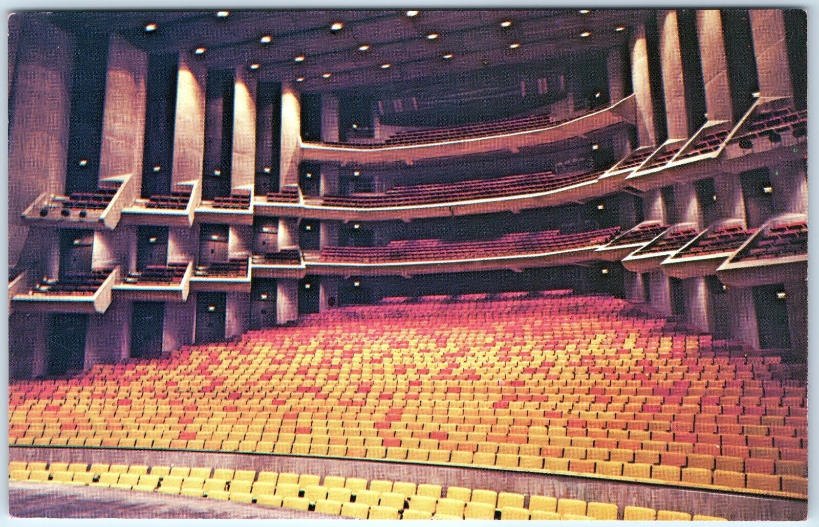 c1970s Ames, IA CY Stephens Auditorium Interior Seating University ...