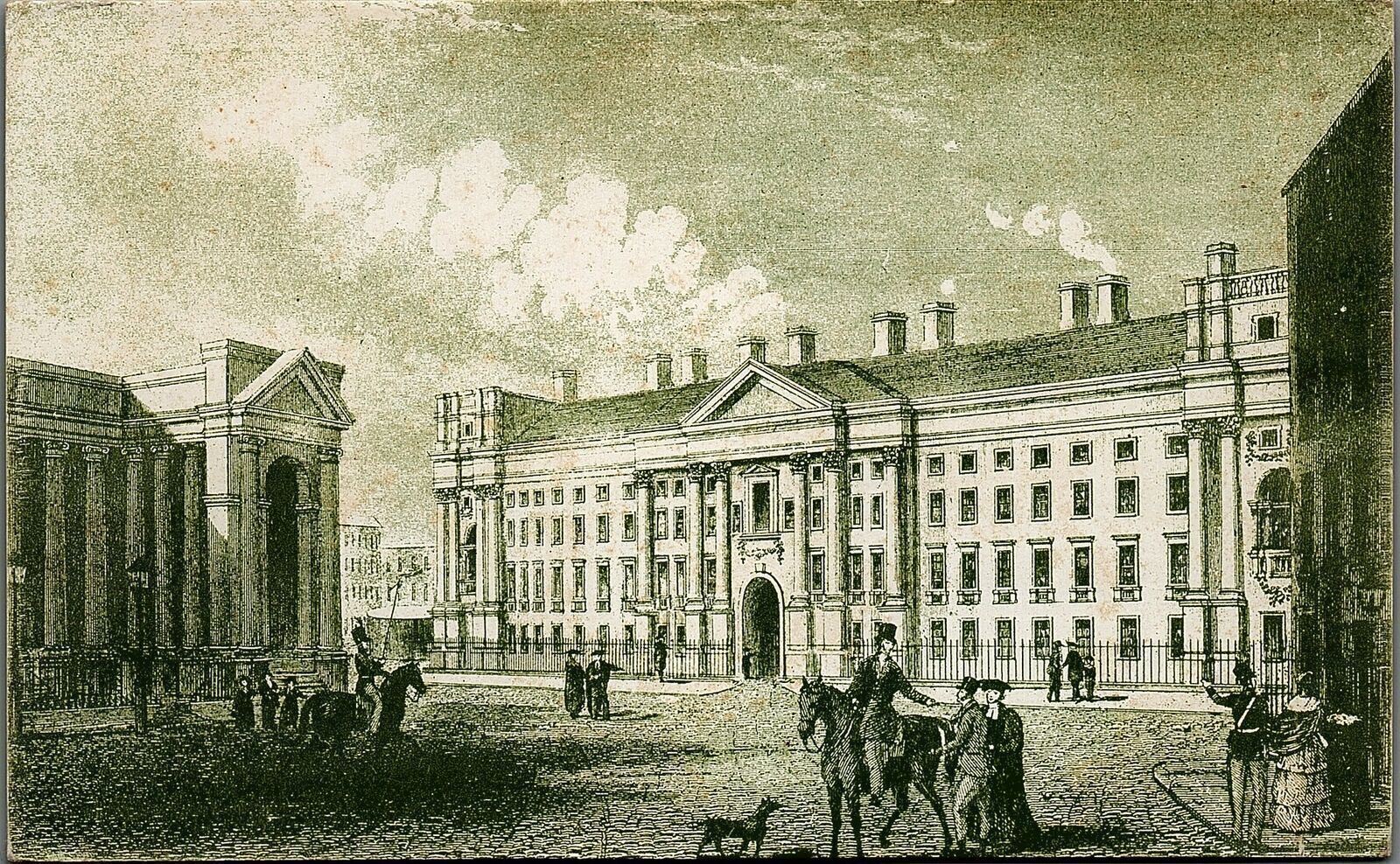 Vintage Dublin Ireland Trinity College Founded 1592 Larger Postcard 36 ...