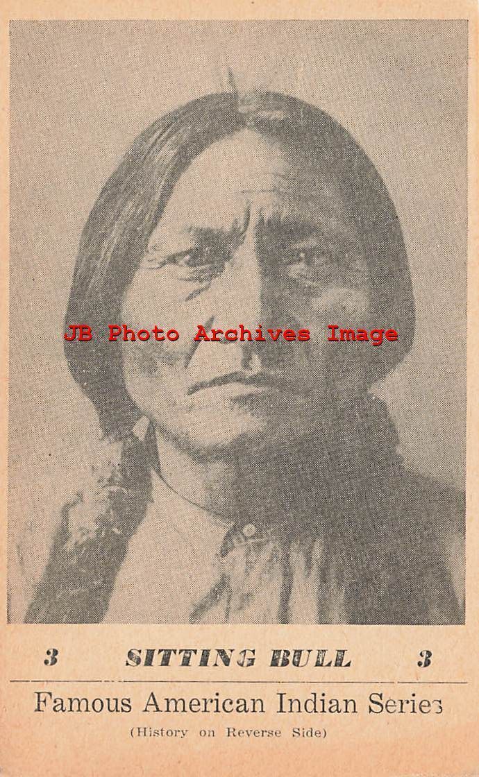 Native American Sioux Indian Chief Sitting Bull, GI Groves No 3 | Asia ...
