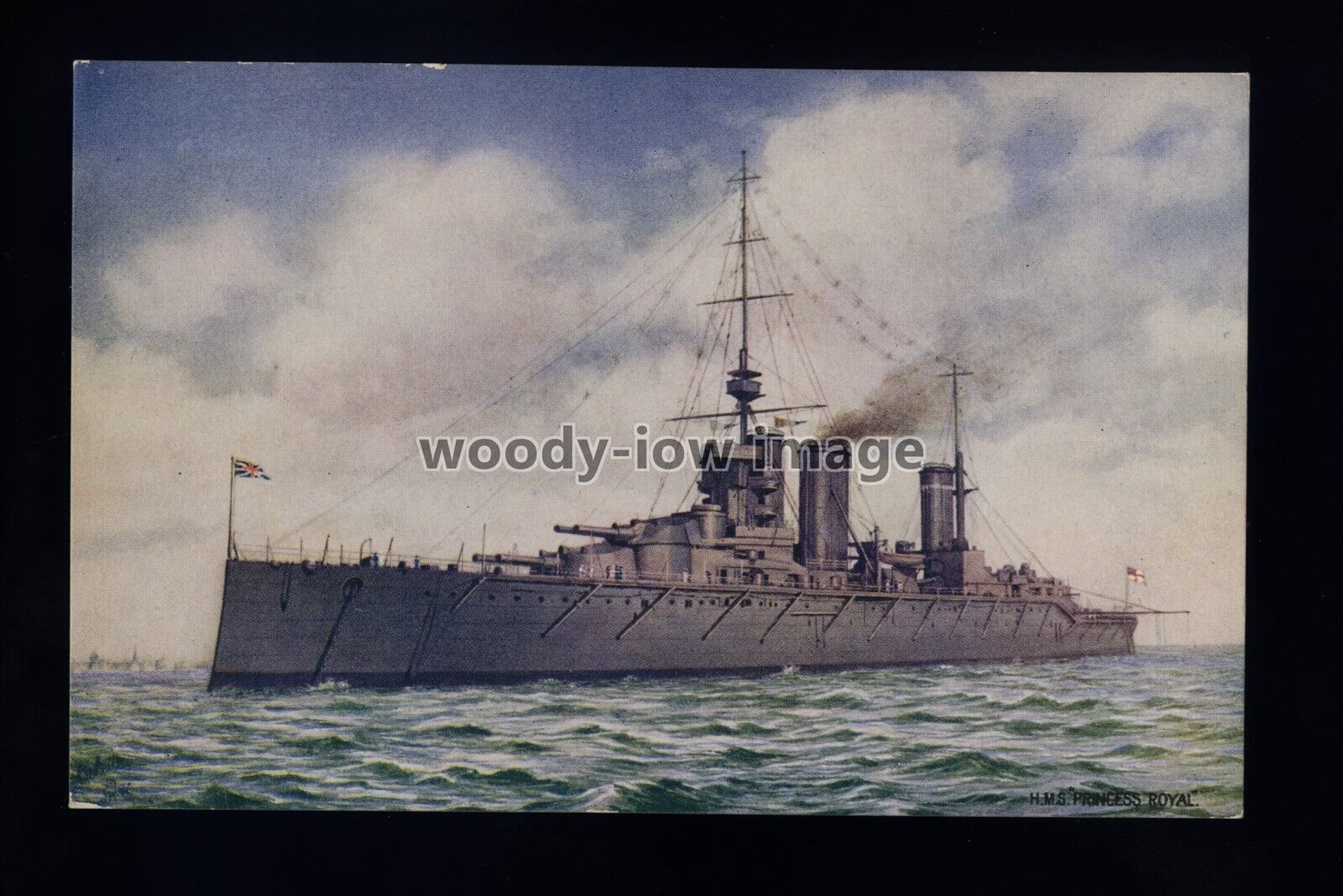nb0175 - Royal Navy Warship - HMS Princess Royal - "Our Navy" - Tuck's ...