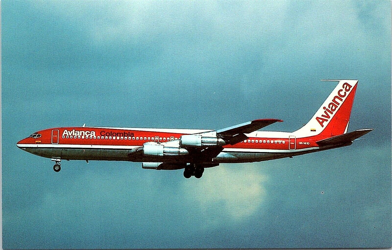 Postcard~Avianca Airlines~Boeing 707-359B~Airplane~Vintage~A60 | Other ...