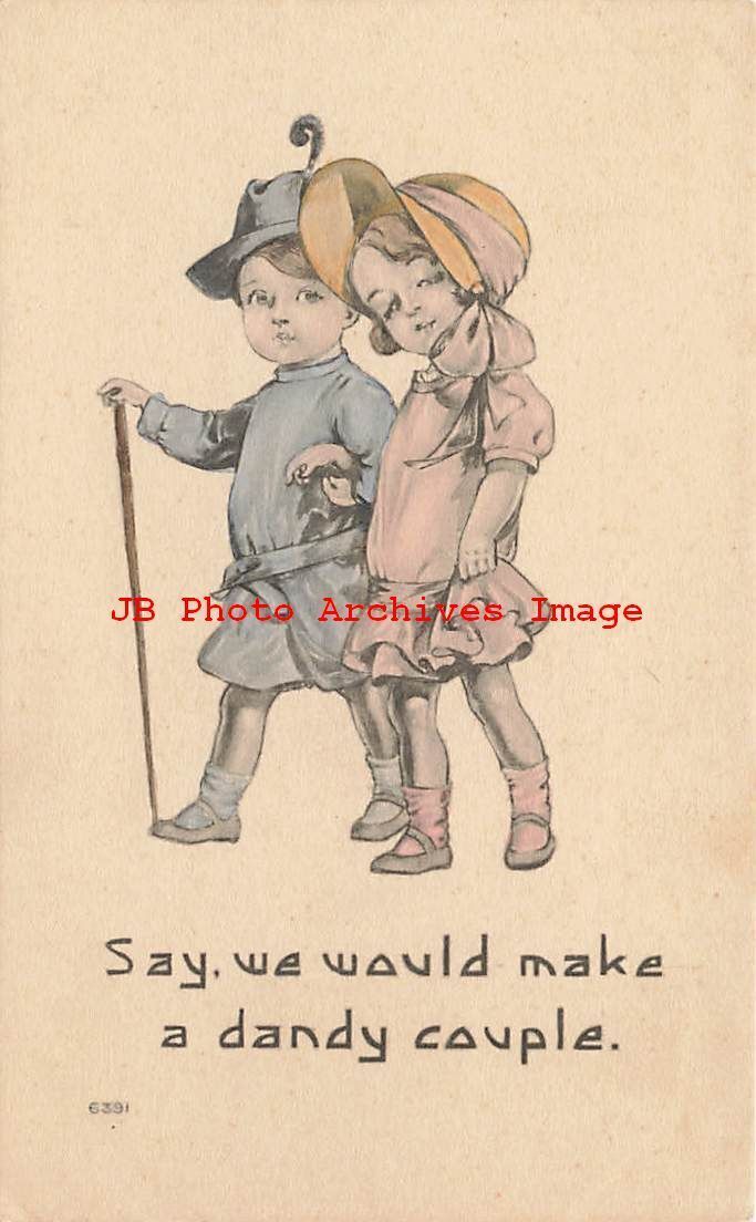 Unknown Artist, Bergman No 6391, Say We Would Make A Dandy Couple | Other / Unsorted, Postcard ...