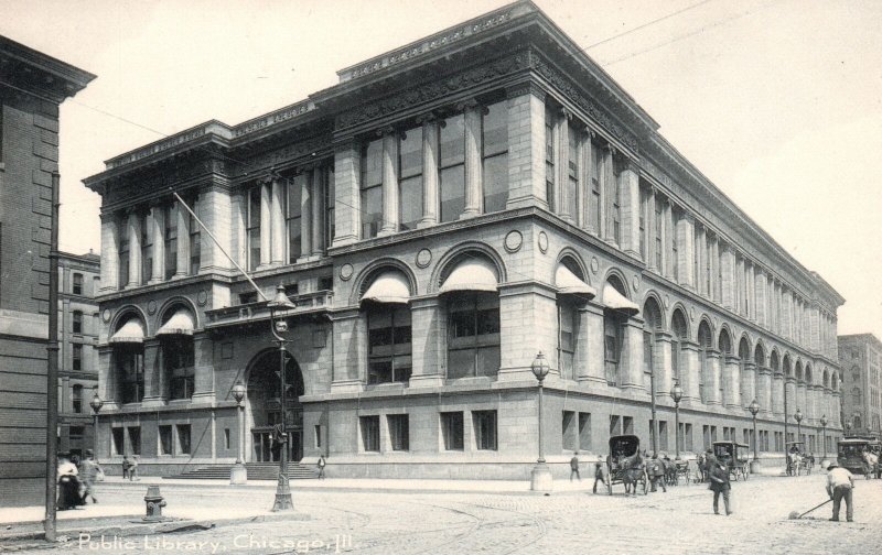 Vintage Postcard 1900's Public Library Central Regional Branches ...