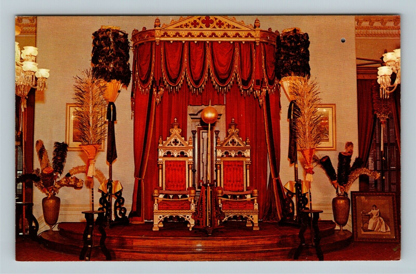 Honolulu HI, Palace Throne Room, Tabu Stick, Portrait, Chrome Hawaii ...