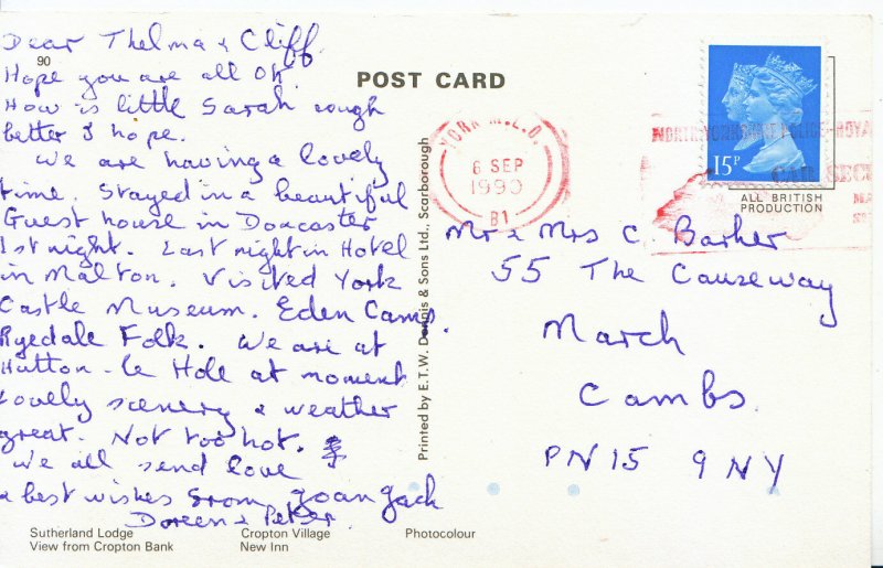 Yorkshire Postcard - Views of Cropton - Scarborough BH2361 | Europe ...